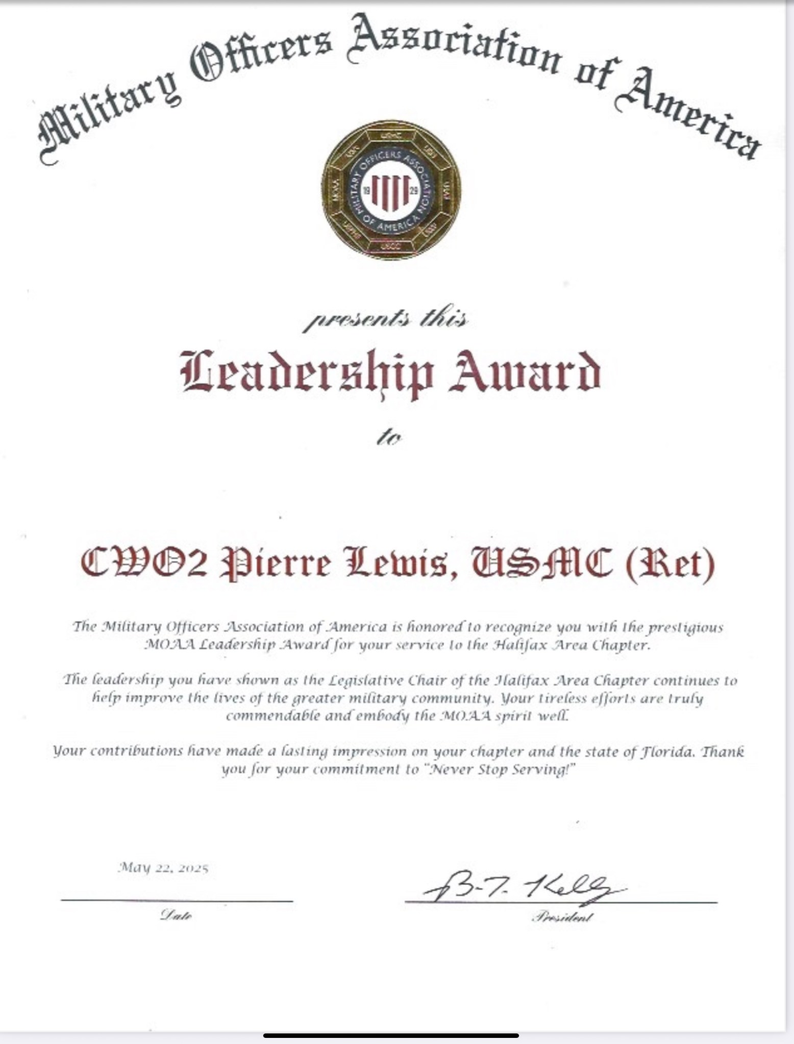 🗞️ News & Events 🎭 – Halifax Area Chapter MOAA